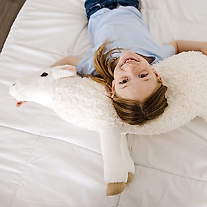 Melissa & Doug Giant Lifelike Sheep Plush - 2 Feet Tall Stuffed Animal Toy for Ages 3+