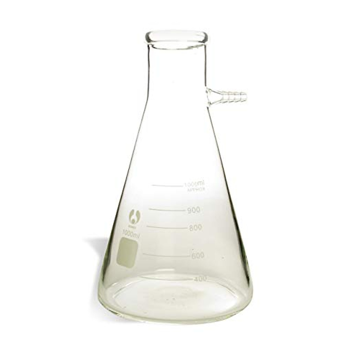 American Educational Clear Borosilicate Glass 1000mL Bomex Filtering Flask
