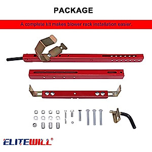 ELITEWILL Trailer Backpack Blower Holder Rack Compatible with Open and Enclosed Lawn Landscape Trailers Trucks - 1 Pack Backpack Blower