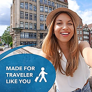 OREI American USA to European Schuko Germany Plug Adapters CE Certified Heavy Duty - 6 Pack - Perfect for Travelling with Cell Phones, Laptops, Cameras & More