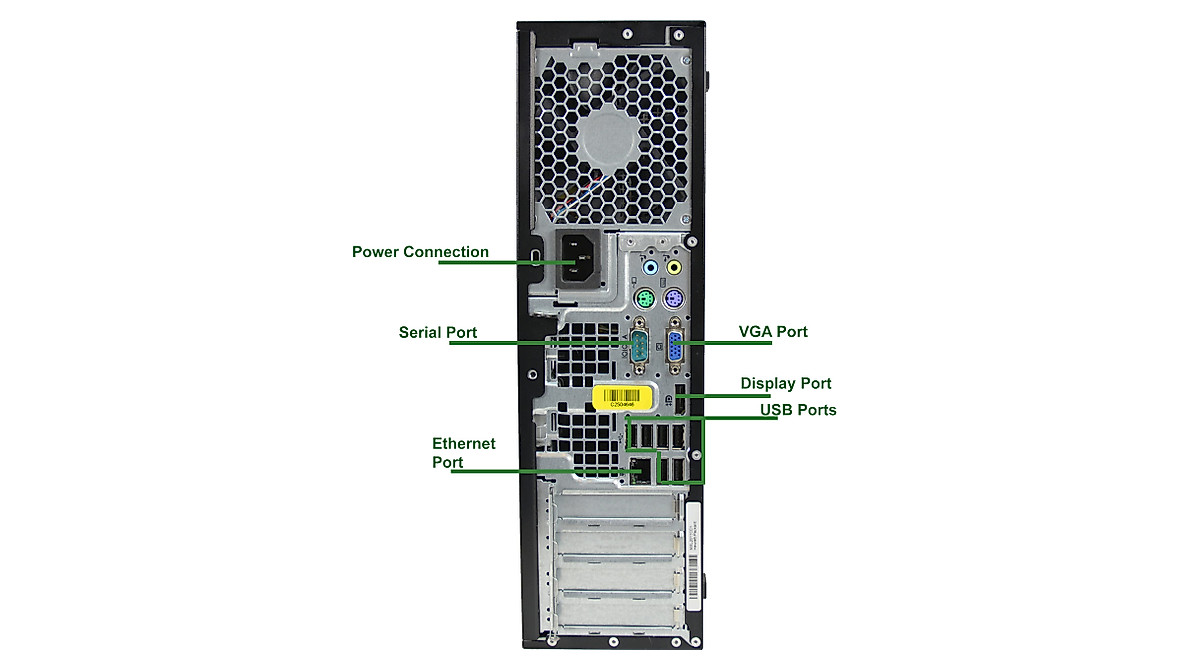HP Elite 6300 SFF Desktop - Intel i7, 16GB RAM, 256GB SSD