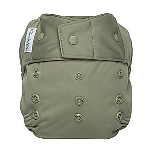 GroVia Hybrid Part Time Package: 6 Shells + 12 No Prep Soaker Pads (Color Mix 10 - Snap)