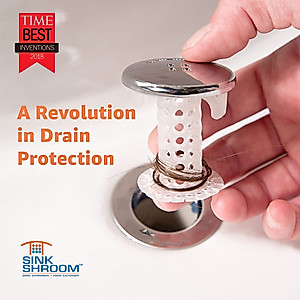 SinkShroom and Kitchen SinkShroom Bundle - Revolutionary Bathroom and Kitchen Sink Drain Protectors