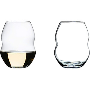 Riedel Swirl White Wine Glasses, Set of 2