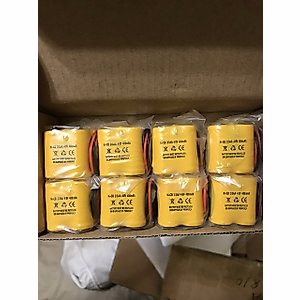 4.8v 400mAh Battery Exit Sign Emergency Light NiCd Ni-Cd NiCad MK Power MH29673 BST Battery D-2/3AA400MAH Lithonia BL93NC484 Nickel Cadmium