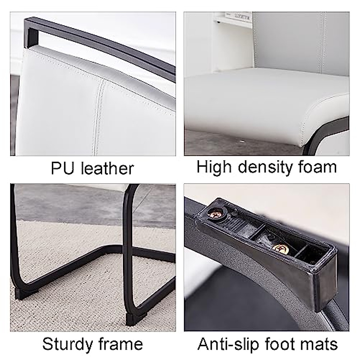 gopop Dining Table Set for 8,Modern Marble Dining Table Set,71'' Rectangular Glass Dinner Table and 8 Light Grey PU Chairs, Marble Texture Kitchen & Dining Room Sets,Ideal for Living Room