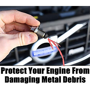 Votex - Made in USA - M18 x 1.5MM Magnetic Engine Magnetic Oil Drain Plug fits BMW, Land Rover, Porsche, Volvo - Stainless Steel - Part Number DP007