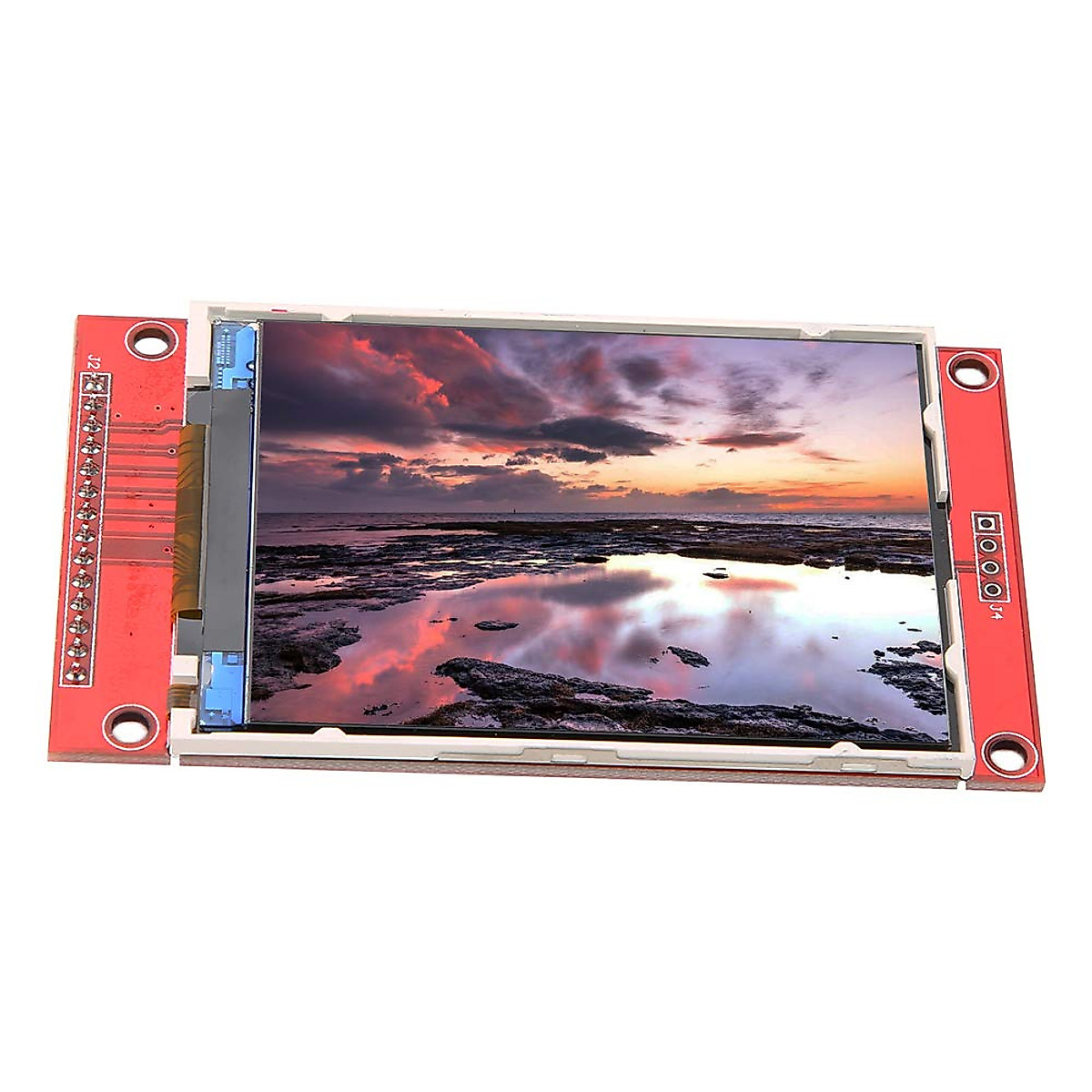 2.8 Inch ILI9341 240x320 5V/3.3V TFT SPI LCD Display Module Serial Port LCD Touch Panel Module Color Screen, Support 65K Color Display(Without Touch)