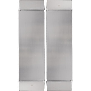 MARSHALLTOWN Concrete Stainless Steel Knee Boards with Knee Pads, Contractor-Grade, Built-in Toe Brackets, Durable, KB230