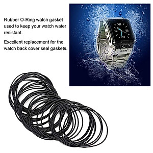 Watch Gasket, Rubber Material Watch Back Cover Rubber O Rings Assortment Kit for Car Auto Vehicle Repair for Automotive(0.8 a Pack of Five Hundred Roots)