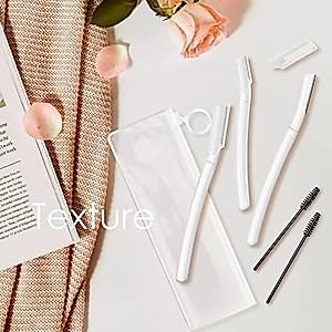 Eyebrow Razor, Facial Hair Shave Removal Razors, Multipurpose Exfoliating Dermaplaning Tool for Women face, Peach Fuzz, Leaving Soft Skin without Any Scratching