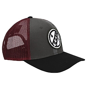 Star Wars TV Series Mandalorian Crest Embroidered Patch Trucker Hat Gray