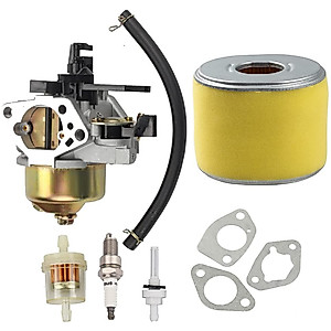Harbot 16100-ZF6-V01 Carburetor with 17210-ZE3-505 Filter Gas Fuel Tank Joint Filter for Honda GX340 GX390 13HP 11HP 16100-ZF6-V00 Lawnmower Water Pumps