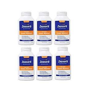 Zeasorb Prevention Super Absorbent Powder - 2.5 oz, Pack of 6
