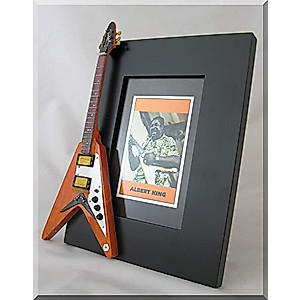ARTSTUDIO35 Albert King Miniature Guitar Photo Picture Frame