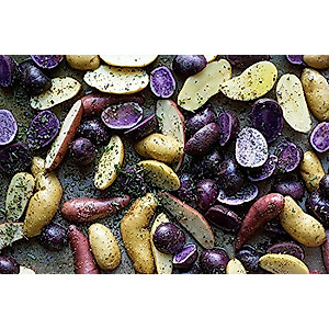 Simply Seed - 10 Piece - Fingerling Potato Seed Mix - Non GMO - Naturally Grown - Order Now for Spring Planting
