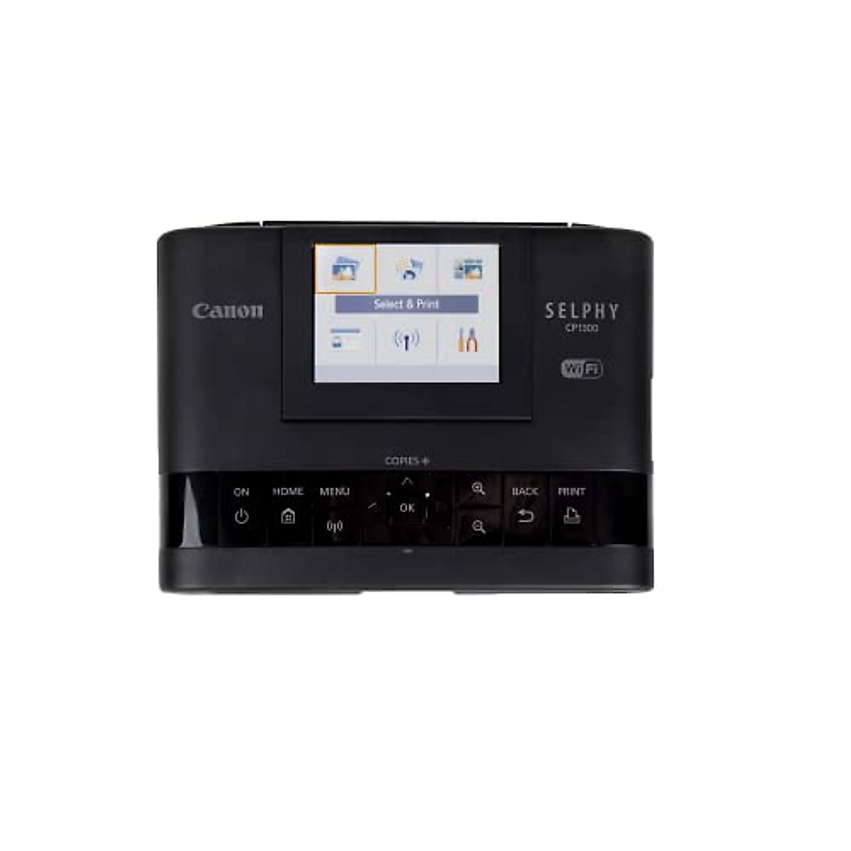 Canon SELPHY CP1300 Wireless Compact Photo Printer + RP-108 High-Capacity Color Ink/Paper Set Bundle, Black