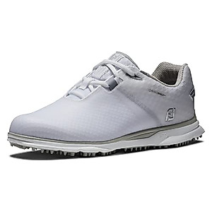 FootJoy Women's Pro|SL Sport Golf Shoe, White/Light Grey, 10