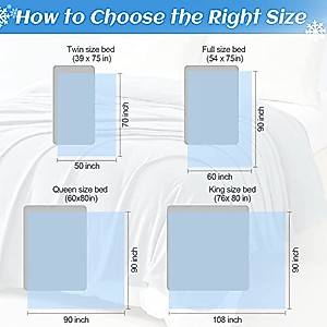 【Upgraded Fabric】Ailemei Cooling Throw Blanket for Hot Sleepers, Q-Max >0.5 Jade Fiber, Lightweight Breathable Summer Blanket, Throw Blankets for Couch, Transfer Heat Hot Flashes Night Sweats, 50"x70"