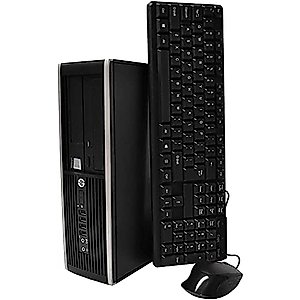 Microsoft Authorized Refurbished- HP Elite Desktop PC Computer Intel Core i5 3.1-GHz, 8 gb Ram, 1 TB Hard Drive, DVDRW, 19 Inch LCD Monitor, Keyboard, Mouse, USB WiFi, Windows 10 (Renewed)