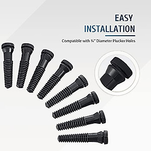 CREWORKS Chicken Plucker Fingers 100 Pcs, Rubber Plucking Fingers for Chicken Plucker Machine with 3/4 Inch Holes, Flexible Feather Removal Attachments for Chickens Turkeys Ducks Geese Quail Poultry