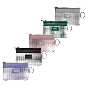 LIHITLAB Travel Case, Mesh, 5.6 x 3.7 inches, Sea-Green (F234-Sea-Green)