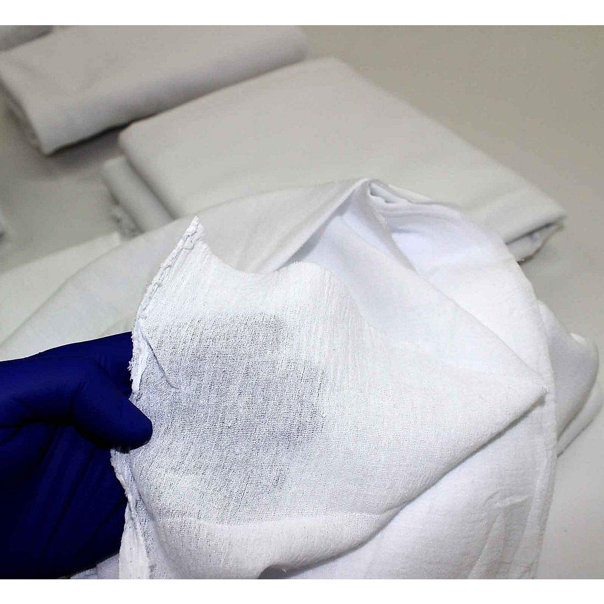 Cotton Gauze (100% Cotton) 48/50" Wide Fabric for Skirts & Dresses, White (10 Yards)