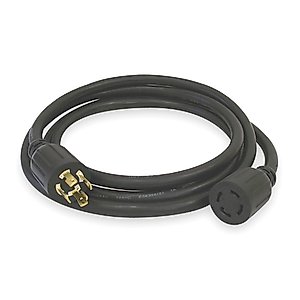 Generac 6329 50-Foot 30-Amp Generator Cord with NEMA L14-30 Ends for Maximum 7,500 Watt Generators - Reliable Power Connection