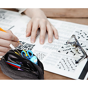 Large Pencil Pouch for Boys School Supplies Big Capacity Pencil Case Pen Bag Box Aesthetic with Zippers Office Storage Organizer Stationary for Teen Girls Kids Women College Students