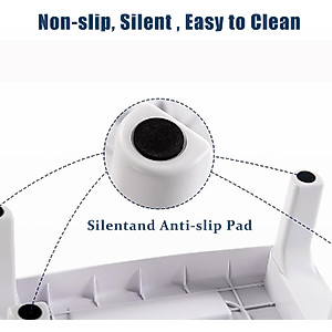 6.7 Inch Toilet Stool for Bathroom,Non-Slip Potty Stool for Pooping,Toilet Step Stool for Adults/Seniors/Kids