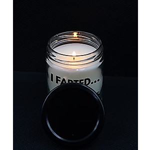The Improper Mug Fart Candle for Friends or Coworker I Farted IDGAF Funny Gag Jokes Adult Humor Rude Sarcastic 9 Oz. Vanilla Scented Soy Wax