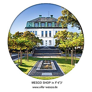 Wesco Single Boy-German Designed-Step Trash Can, Powder Coated Steel, 3.4 Gallon / 13 L, White, Black