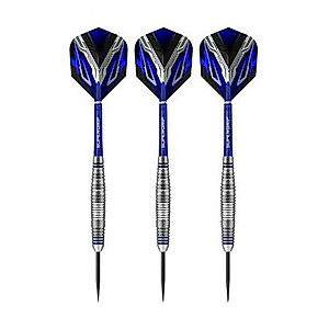 Harrows Vespa Darts, Steel Tip Brass w/Prime Flights & Supergrip Fusion Shafts, 22 Grams