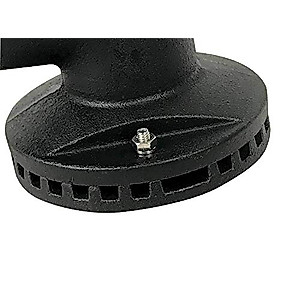 RCK Sales Holland Smoker Gas Grill Cast Iron Replacement Round Burner 9 1/8"