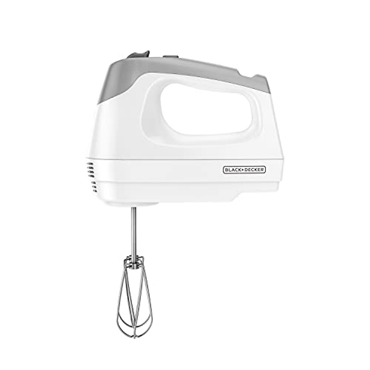 Black & Decker MX3000W 250-Watt Hand Mixer, White/Grey