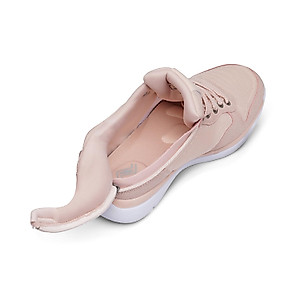 Friendly Shoes Women's Excursion Mid-Top Peach Shoe (11) - Best AFO/SMO Compatible Orthotics Footwear - Stylish Comfort and Support