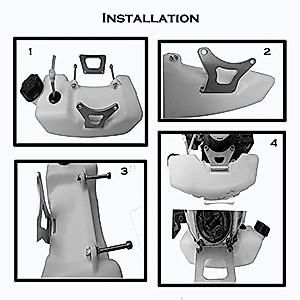 Gas Fuel Tank for Stihl FS81 FS86 Trimmer,Replaces Part 4126 350 0400