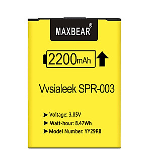 MAXBEAR 3DS XL SPR-003 Battery, 2200mAh 3.85V Replacement Battery for Nintendo 3DS XL SPR-003 and New 3DS XL RED-001 SPR-A-BPAA-CO XL Console
