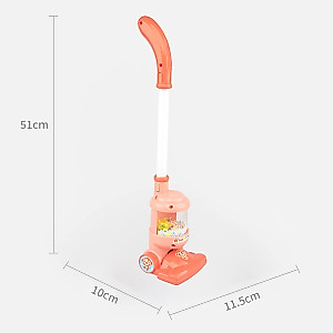 Kids Vacuum Cleaner Toy Pretend Role Play Housekeeping Toys House Cleaning Playset Gifts for Toddlers Boys Girls Learning Toys Blue