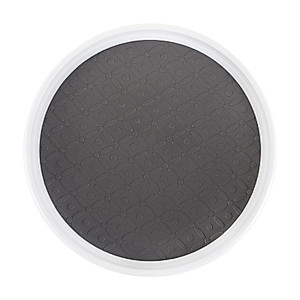 Bekith 2 Pack Non-Skid Pantry Cabinet Lazy Susan Turntable, 12-Inch Single Round Rotating Kitchen Spice Organizer for Cabinets, Pantry, Bathroom, Refrigerator, Gray