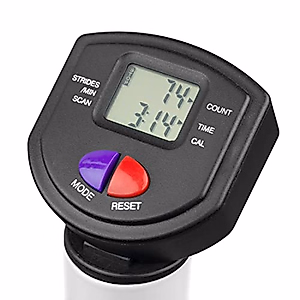 Wagan HealthMate Pivot Stepper Walkout Fitness Step Machine Trainer Exercise Stair Stepper Machine with Handlebar and Digital Display