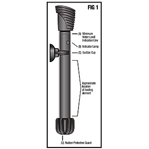 Aqueon Aquarium Fish Tank Preset Heater For Up To 75 Gallons, 200 Watts