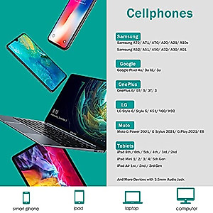 Gsangoo 3.5mm Earbuds Wired with Mic, for Samsung A14 A32 A52 A13 5G Wired in-Ear Headphones 3.5mm Headphone Jack Stereo Magnetic Earphones Wired for Samsung A02s A12 Pixel 4a LG iPad Mini Moto Tablet