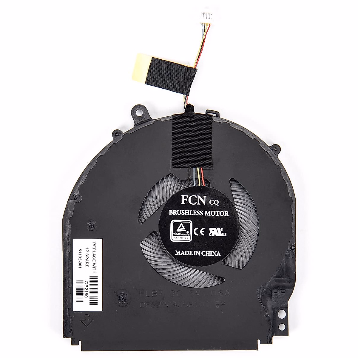 CPU Cooling Fan for HP Pavilion X360 14m-dh 14-dh 15-dq Series, hp 14m-dh1003dx 14m-dh0001dx 14m-dh0003dx 14-dh1036tx 14-dh1035tx 15-dq0953cl 15-dq1052nr Series Laptop P/N: L51100-001 L51102-001