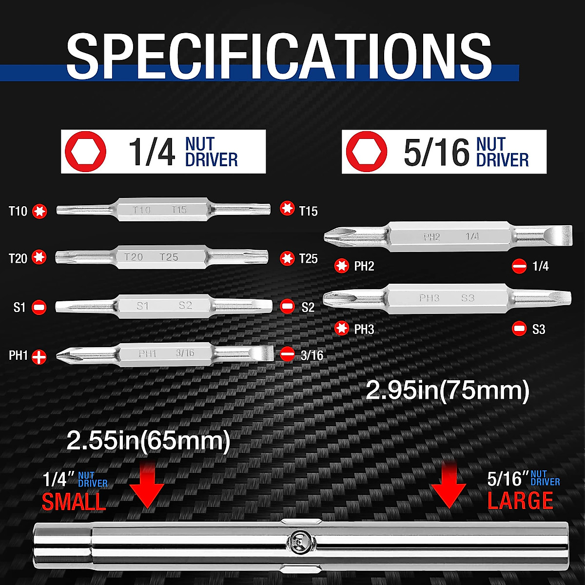 WORKPRO 15-in-1 Multi-bit Screwdriver Set Tool All in One, Portable Multi-purpose Screw-driver, Slotted/Philips/Torx/Square