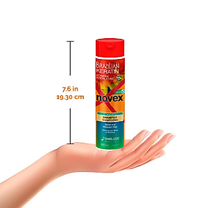 NOVEX Shampoo 10.1oz + Conditioner 10.1oz Set (Brazilian Keratin)
