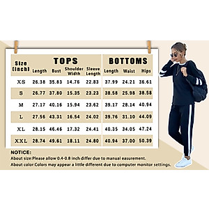 Aloodor Workout Sets for Women 2 Piece Outfits Casual Loose Fitting Tops Black 2XL