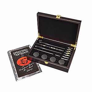 Speedball Calligraphy Collector's Kit - 4 Pen Holders, 8 Nibs, 3 Inks, Pen Cleaner, and Speedball Textbook
