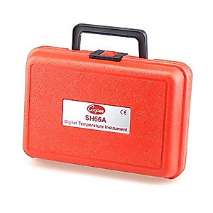 Cooper-Atkins SH66A-E Thermistor Thermometer with LCD Display, Red, -40°F to 300°F Temperature Range