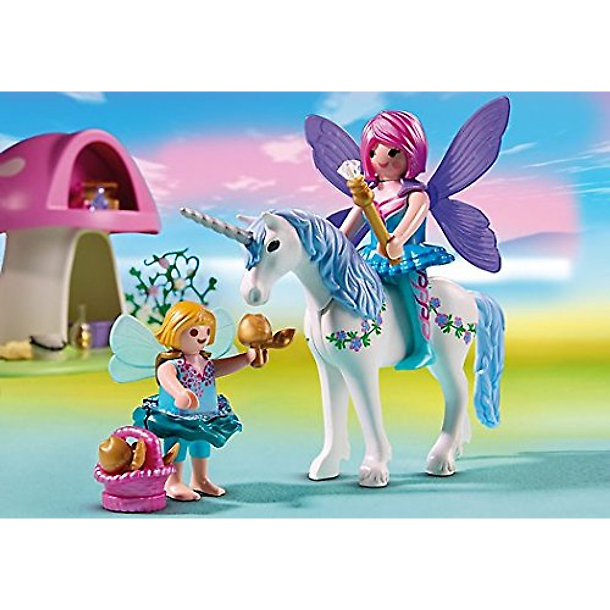 Playmobil Fairies with Toadstool House Building Kit